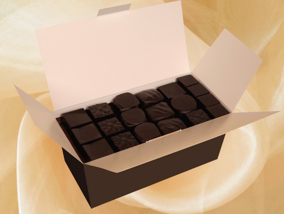 Assortiment de chocolats noir - Chocolats en ligne Assortiment de chocolats noir - Chocolats en ligne